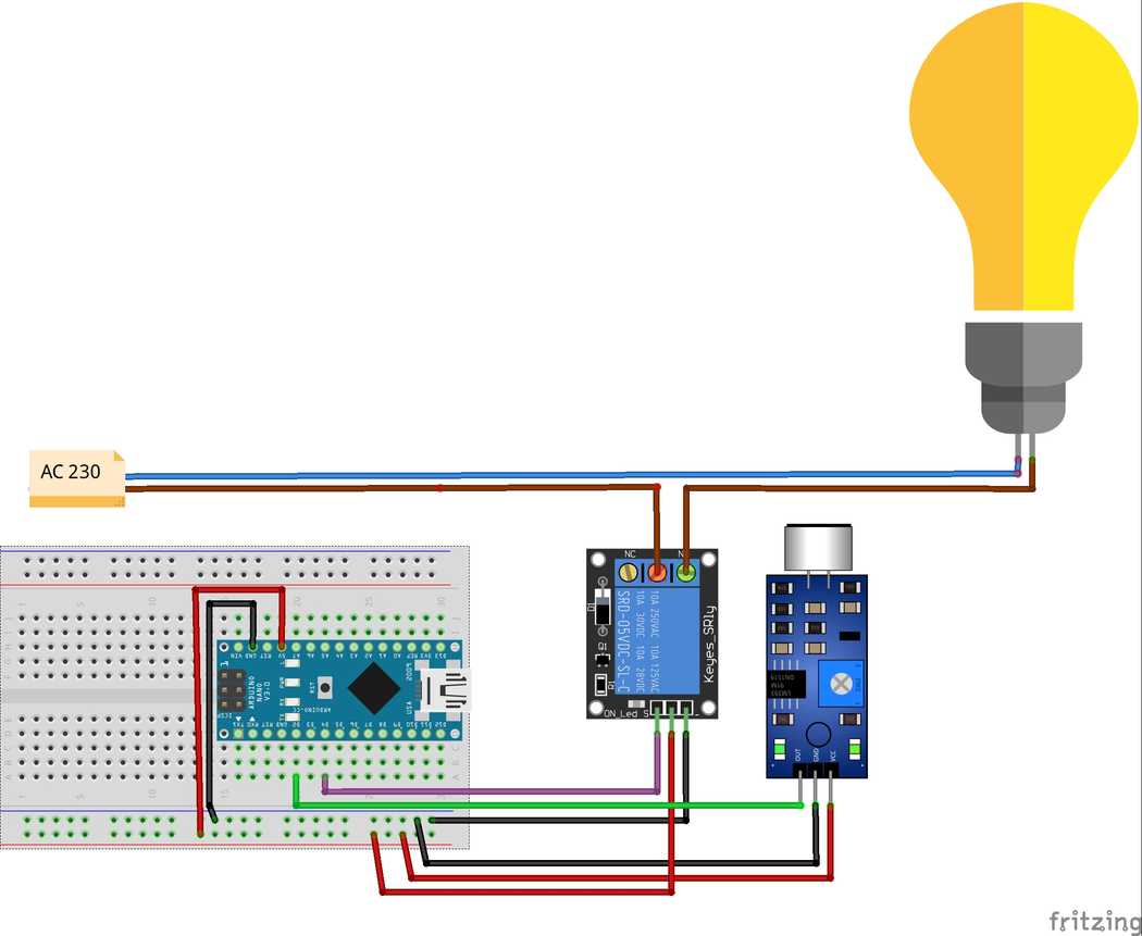 Arduino Clap Switch: Controlling home appliances with a double clap ...
